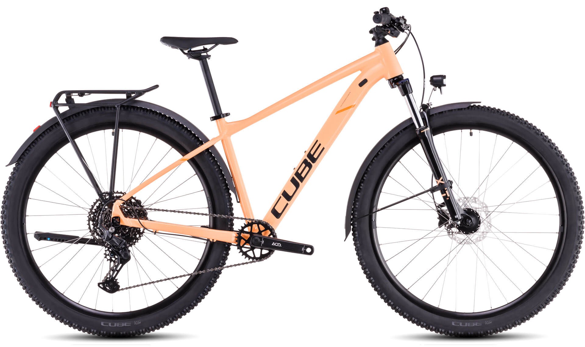 Rower Cube Aim Race Allroad tangerine'n'black 2025 | BikePark24.pl ...